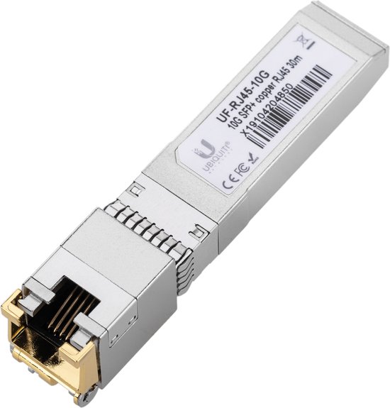 Ubiquiti - Ubiquiti Networks UF-RJ45 10G SFP + module UFiber SFP naar ...