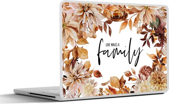 Laptop sticker - 12.3 inch - Quotes - Love makes a family - Spreuken ...
