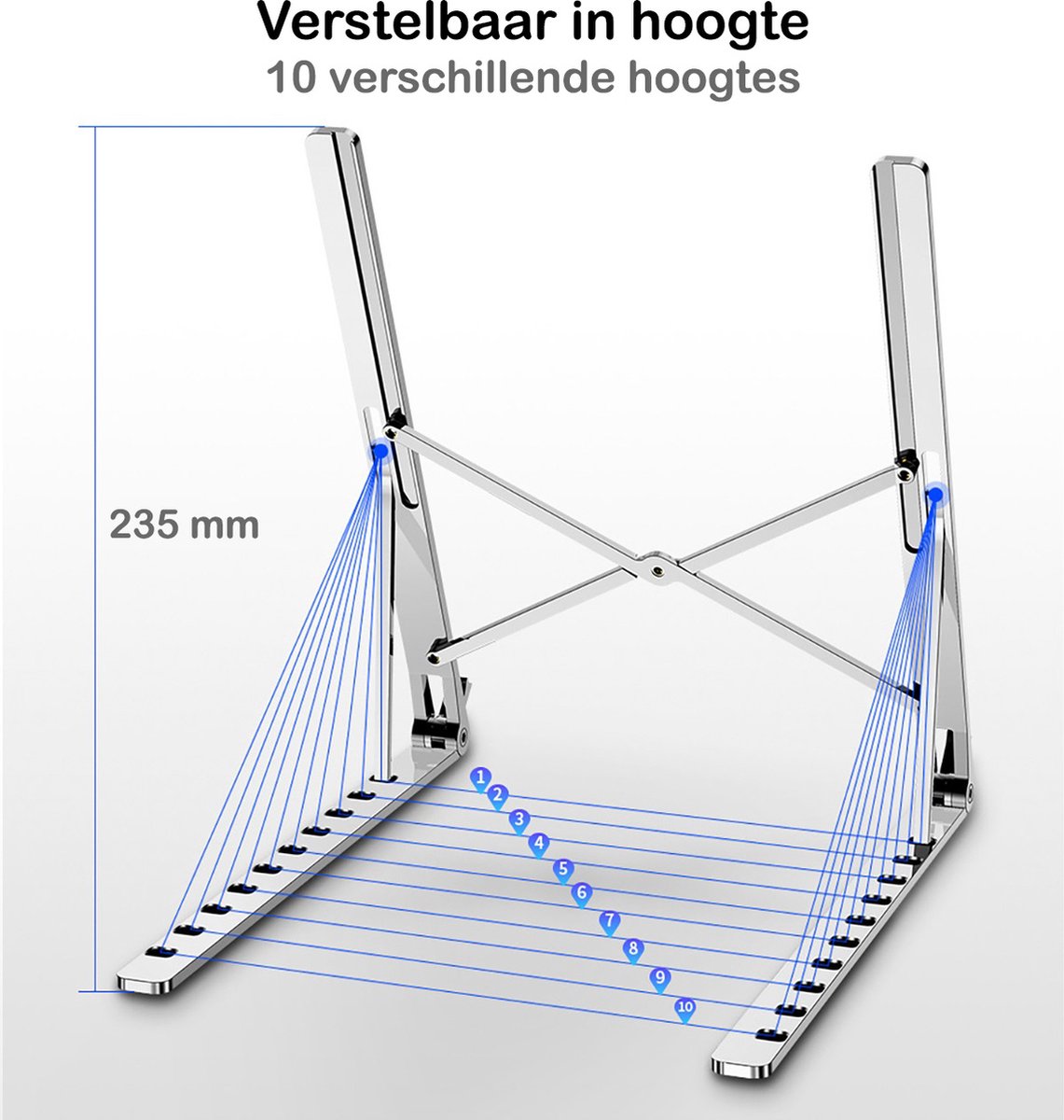 Universele Verstelbare Laptop Standaard Ergonomisch Opvouwbaar ...