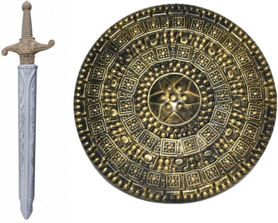 Romeinse ridder/Gladiator krijger verkleed wapens zwaard 60 cm/Schild ...