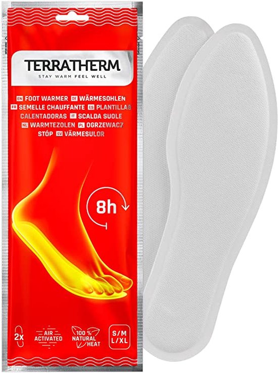 TerraTherm Warmtezolen voor schoenen - 30 paar - zoolverwarmers, 100% ...