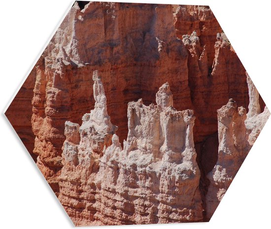 WallClassics - PVC Schuimplaat Hexagon - Bryce Canyon Nationaal Park ...