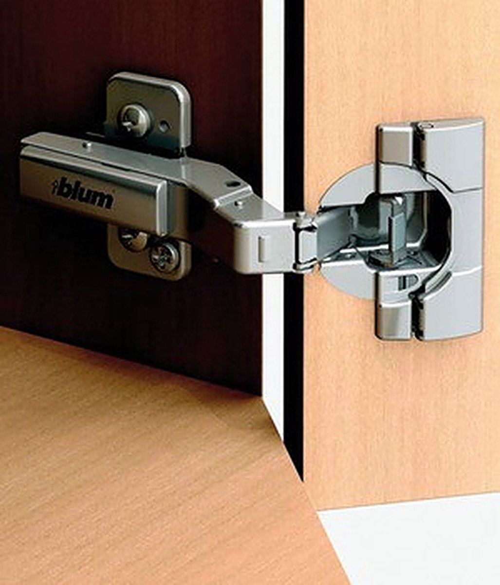 Blum softclose scharnier +45° voor hoekkasten met teruggezette fronten ...