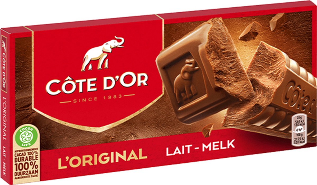 Côte d'Or chocoladereep - Vol Original Melk - 400g x 3 | bol.com
