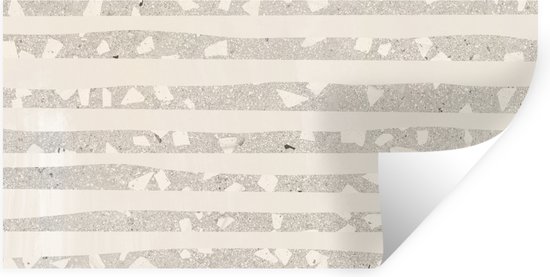 Muurstickers - Sticker Folie - Terrazzo - Terras - Pastel - 40x20 cm ...