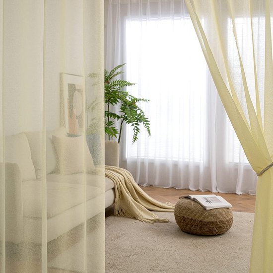 Premium Vitrage – Woonkamer Raam Accessiores – Curtains – Voile | bol