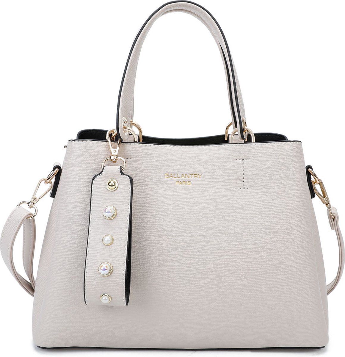 Gallantry - Handtas - Schoudertas - Dames tas - Beige | bol.com
