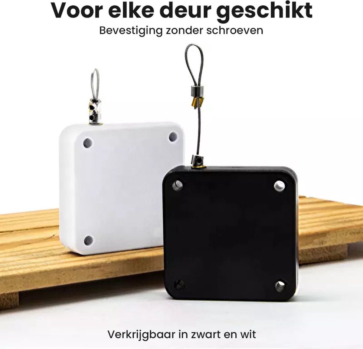 Automatische Deursluiter - Wit - Deurdranger - Zelfsluitend - Deur ...