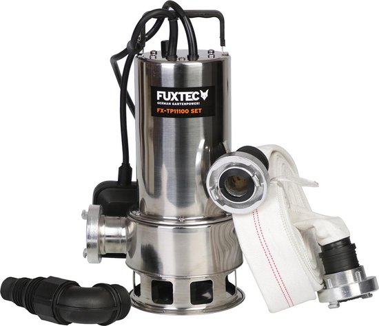 FUXTEC dompelpomp/vuilwaterpomp SET - 1100 watt - FX-SP11100 | bol.com