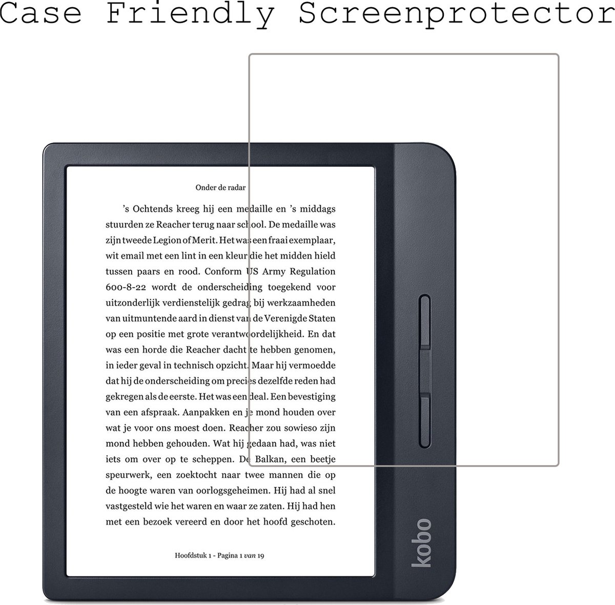 Kobo Libra H20 Screenprotector Tempered Glass - Kobo Libra H20 ...