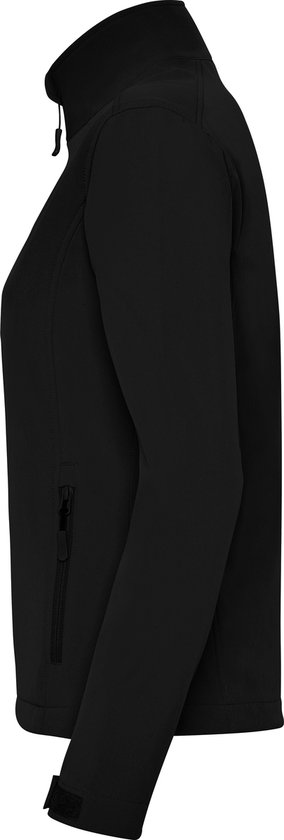 Soft shell Dames jas Zwart Nebraska merk Roly maat 2XL | bol.com