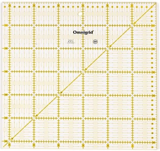 Prym Omnigrid - Universele Liniaal - Snijliniaal - Quiltliniaal - 31,5 ...