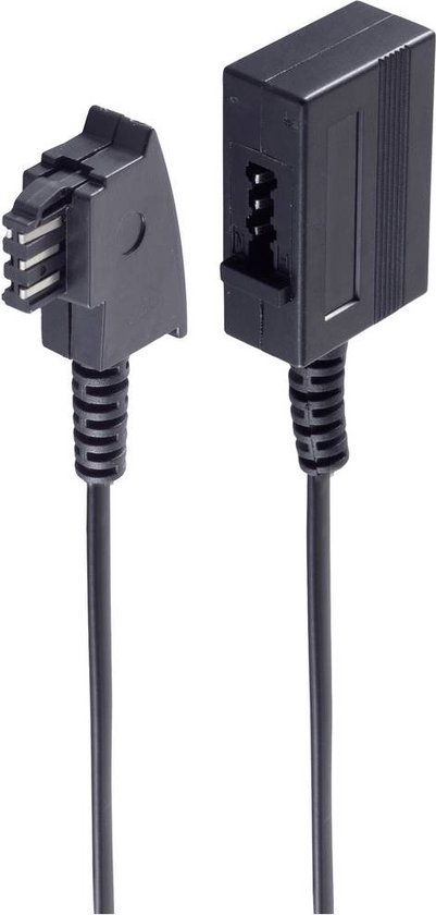 Shiverpeaks Telefoon (analoog) Verlengkabel [1x Telefoonstekker ...