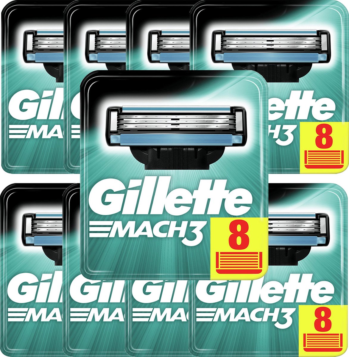 Gillette Mach3 scheermesjes/navulmesjes - 72 Stuks | bol.com