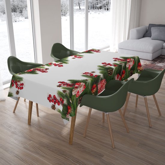 PB-Collection - Premium Tafelzeil Kersttakken 140x250cm - Kerst ...