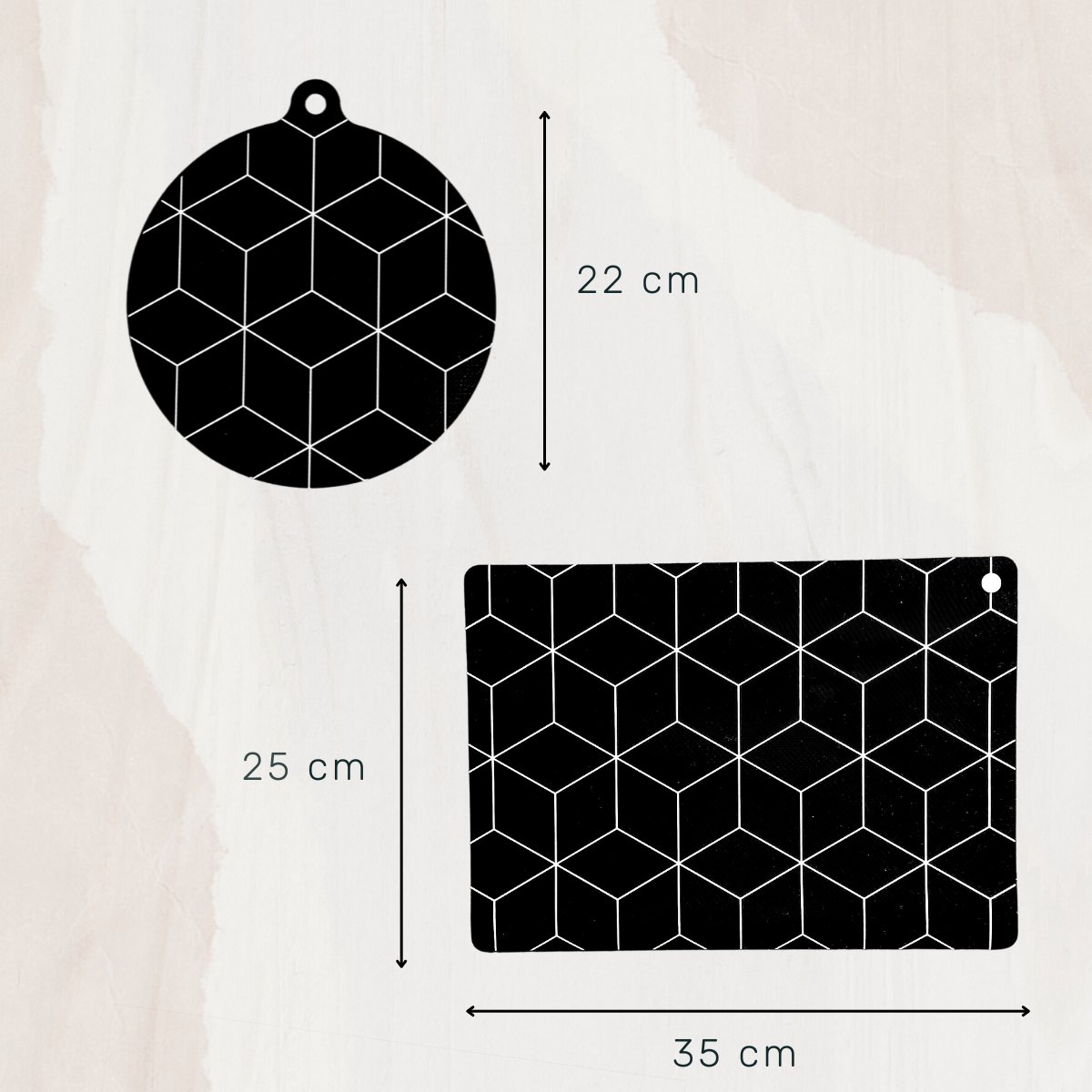 Myrr® Inductie beschermer set - 5 stuks - Inductie matjes rond en ...