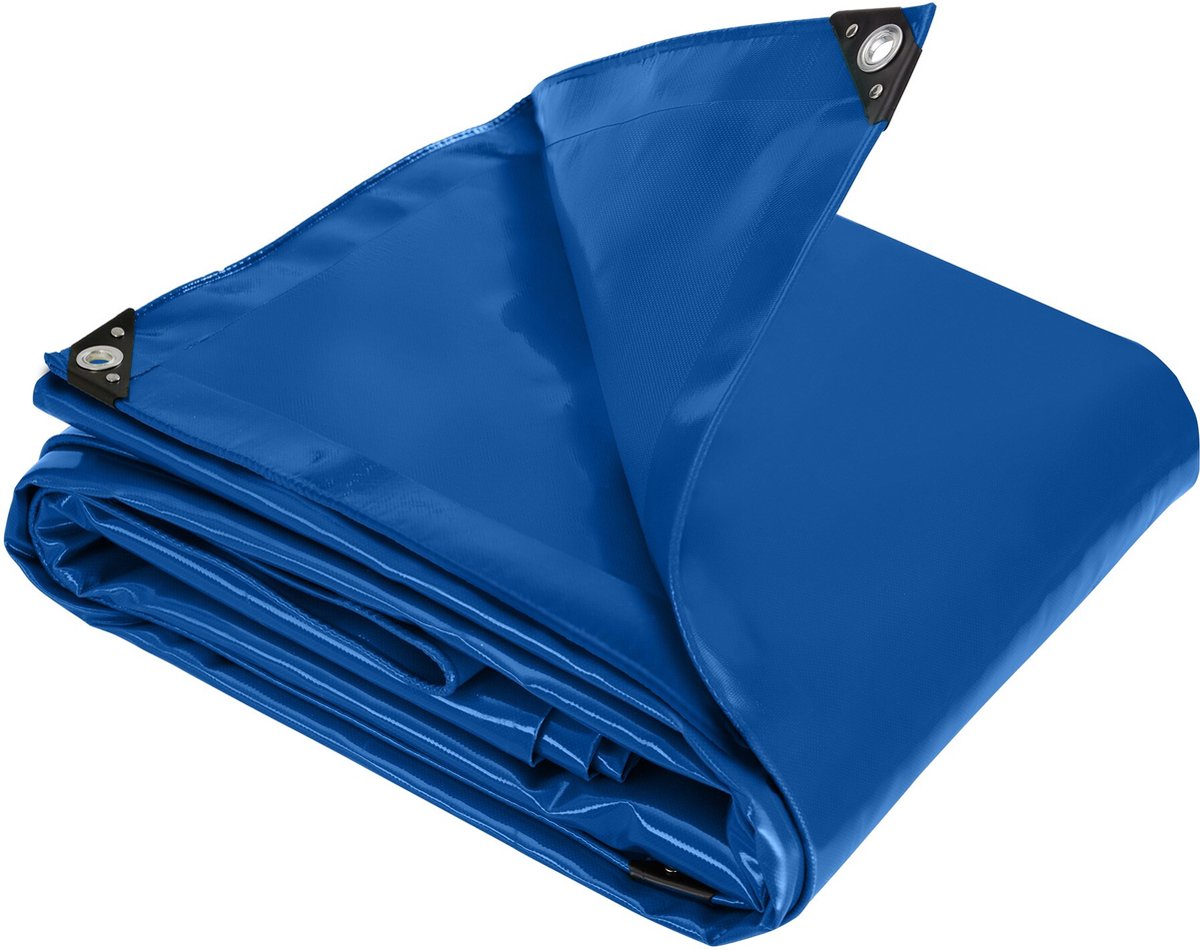 dekzeil - waterdicht - stof - 4x6 m - met ogen - beschermingsluifel ...