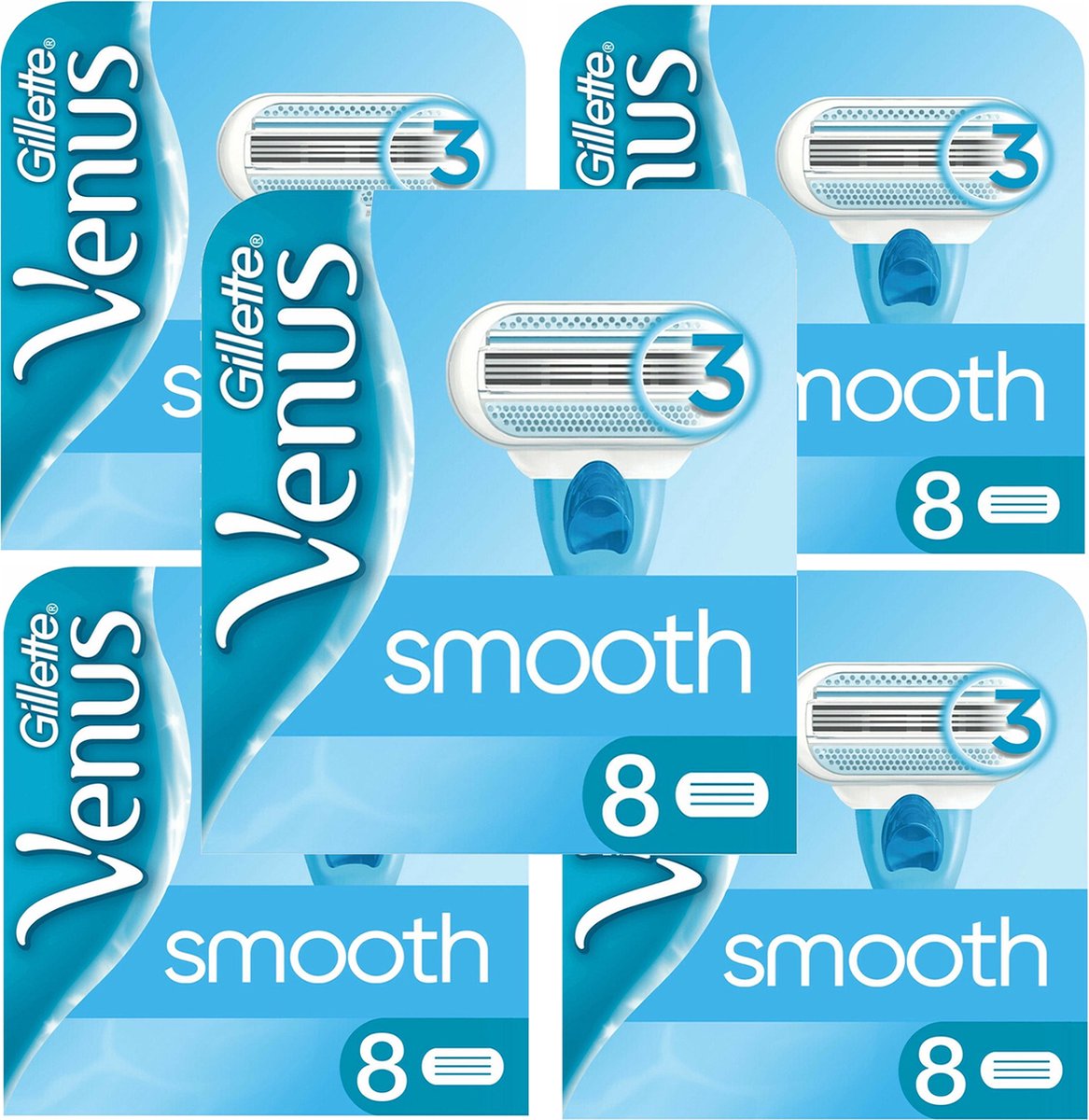Gillette VENUS SMOOTH scheermesjes/navulmesjes – 40 Stuks | bol.com
