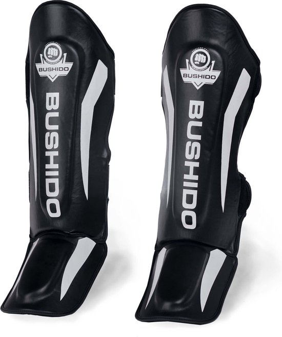 DBX Bushido - Black and White - Shin Guards - Scheenbeschermers - Zwart ...