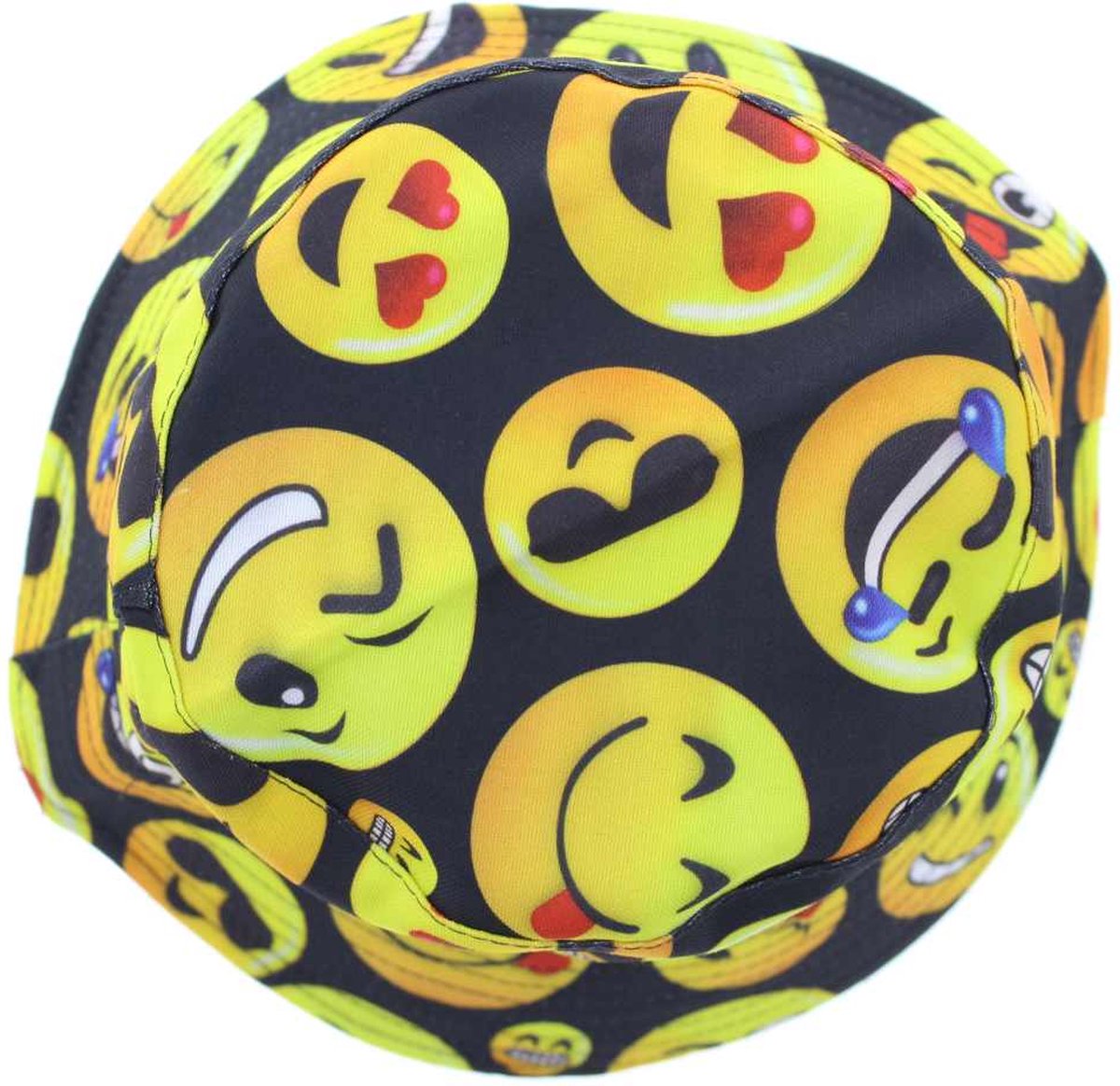 Zac's Alter Ego Bucket hat / Fisherman's hat Reversible Funny Faces Zwart | bol.com