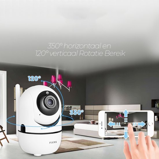 FUERS Smart Home Camera - Bewakingscamera - Huisdier Monitor – Security ...