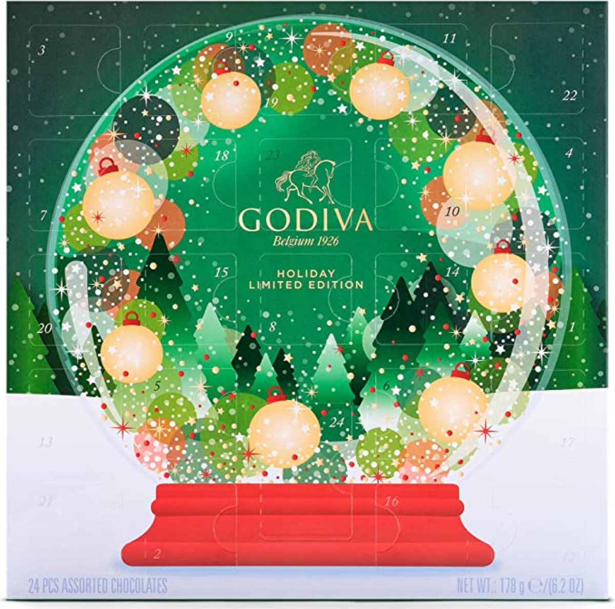 Godiva 2022 Chocolade Adventskalender - 24 dagen | bol.com