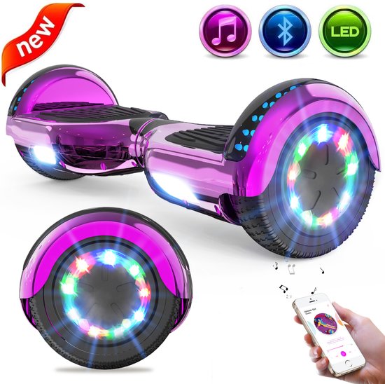 Hoverboard voor kinderen 6.5", Premium hoverboard met Bluetooth ...