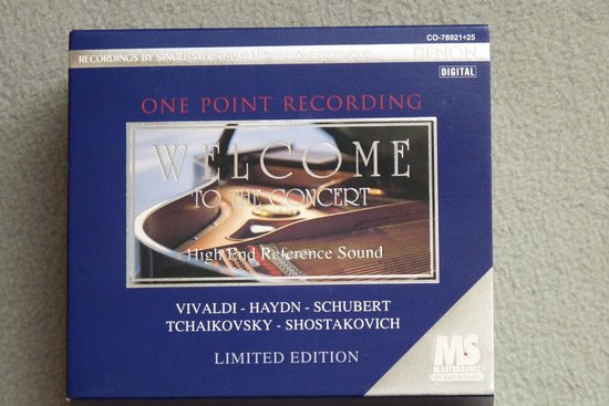5 CD-Box Welcome to the concert Denon One Point Recording Vivaldi Haydn ...
