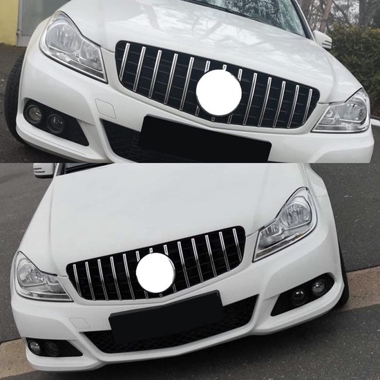 GT Grille geschikt voor Mercedes W204 C-Klasse Panamericana Grill ...