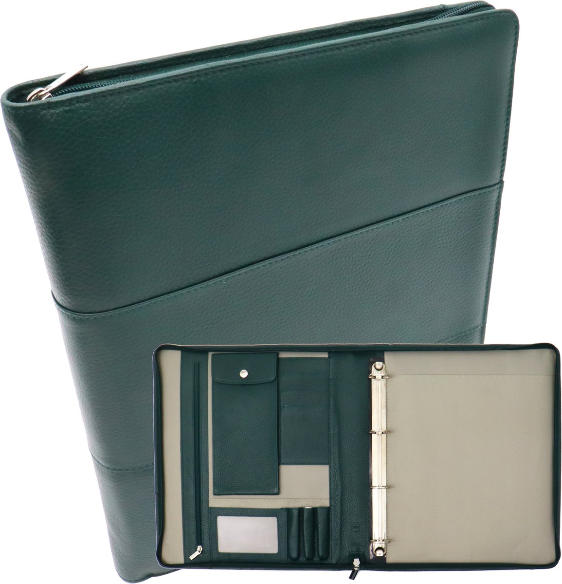 Safekeepers Leren Schrijfmap - Conferentiemap A4 - Werkmap Tablethoes ...