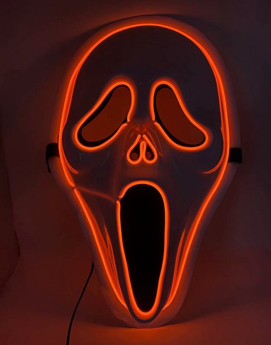 Scream Masker - LED Ghostface - Halloween Masker - Enge Masker ...
