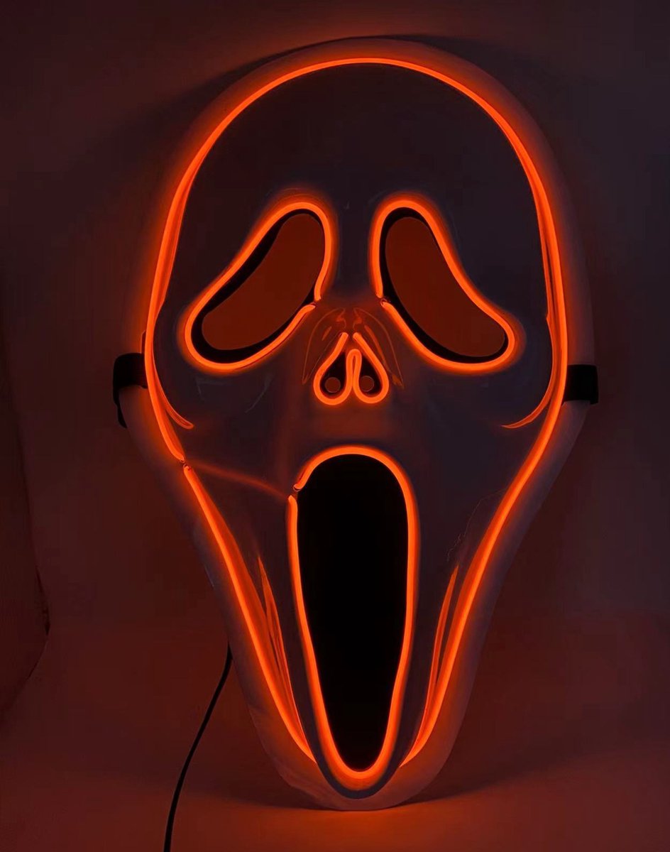 Scream Masker - LED Ghostface - Halloween Masker - Enge Masker ...