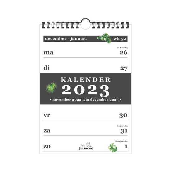 Weekkalender 2023 nr.3 - Spiraalkalender 2023 A-5 Formaat ( 20cm x 15cm ...