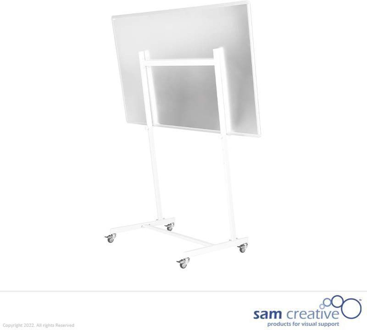 Whiteboard Pro 100x200 cm op verrijdbaar onderstel | sam creative ...