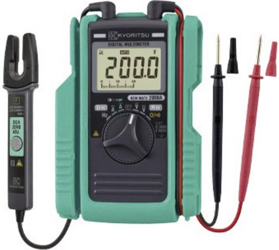 Kyoritsu KEW Mate 2000 A Handheld multimeter, Clamp meter Digital CAT III 300 V, CAT... | bol.com