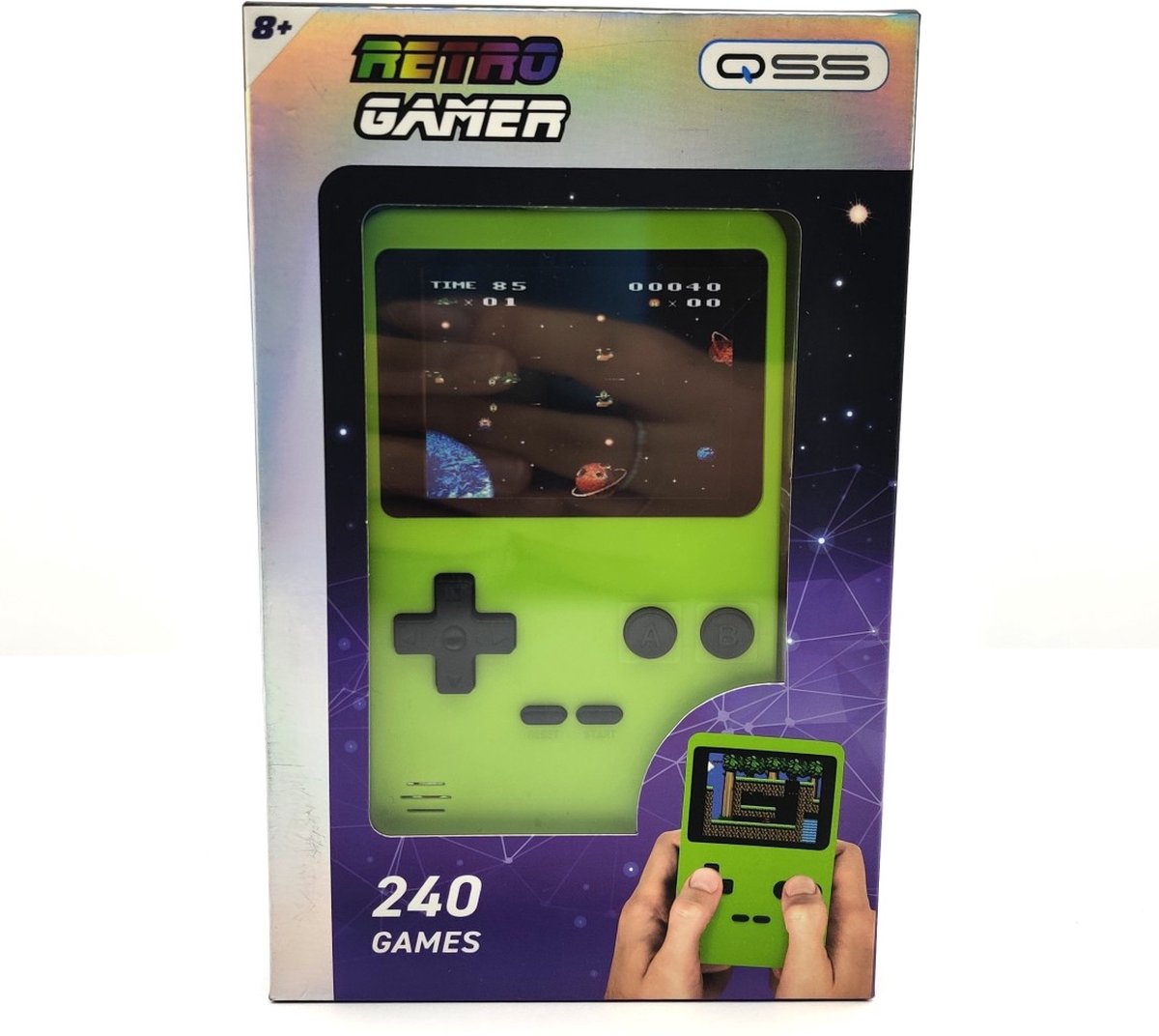 QSS Mini Retro Arcade Spelcomputer - Portable Spelcomputer voor ...