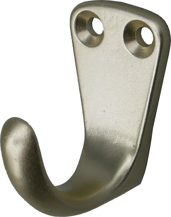 Hermeta handdoekhaak nieuw zilver - 0553-02 | bol