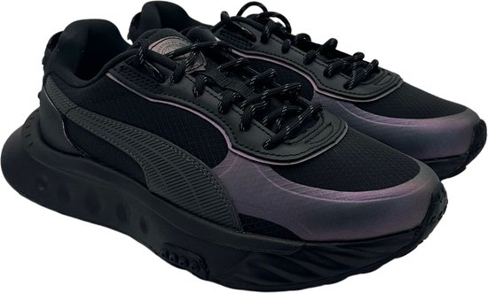 Puma Wild Rider Grip LS JR - Black-Dark Shadow - Maat 37 | bol