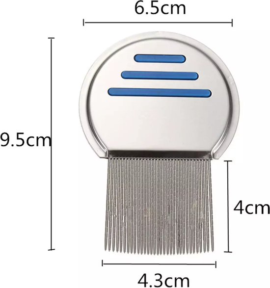 Luizenkam - Netenkam - Luizen verwijderen - RVS | bol.com