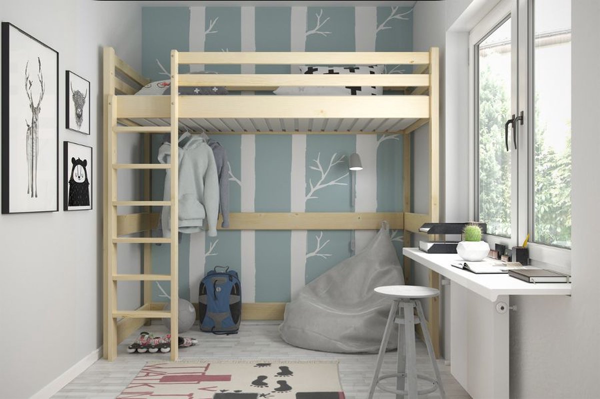 Rockwood® Hoogslaper Brecht Naturel met lattenbodem | bol.com