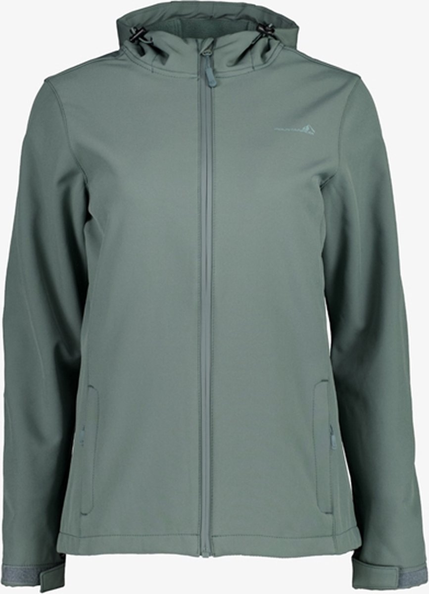 Mountain Peak dames softshell jas - Groen - Maat S - Winddicht ...