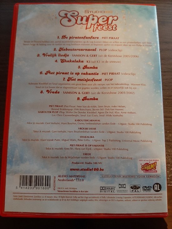 Studio 100 - Superfeest Volume 2 (Dvd), Walter de Donder | Dvd's | bol