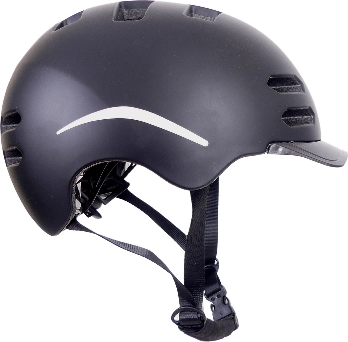 Fietshelm Edge Urban E-bike Pedelec Large (58-62cm) - zwart | bol.com