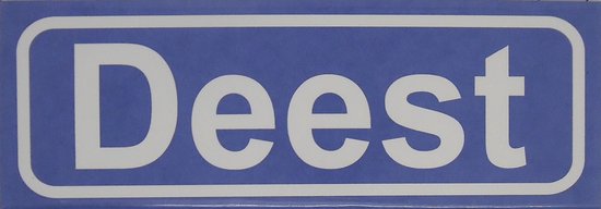 Koelkast magneet plaatsnaambord Deest. | bol