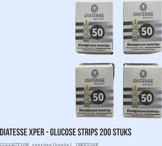 Diatesse xper 200 glucose strips | Voordeelbundel! | bol.com