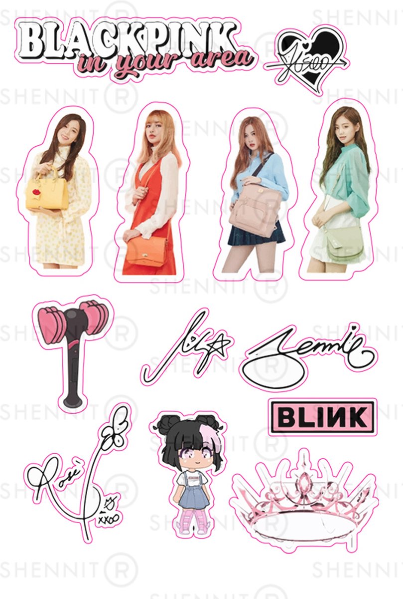 Kpop fan sticker - BP sticker - sticker - laptop sticker - journal ...