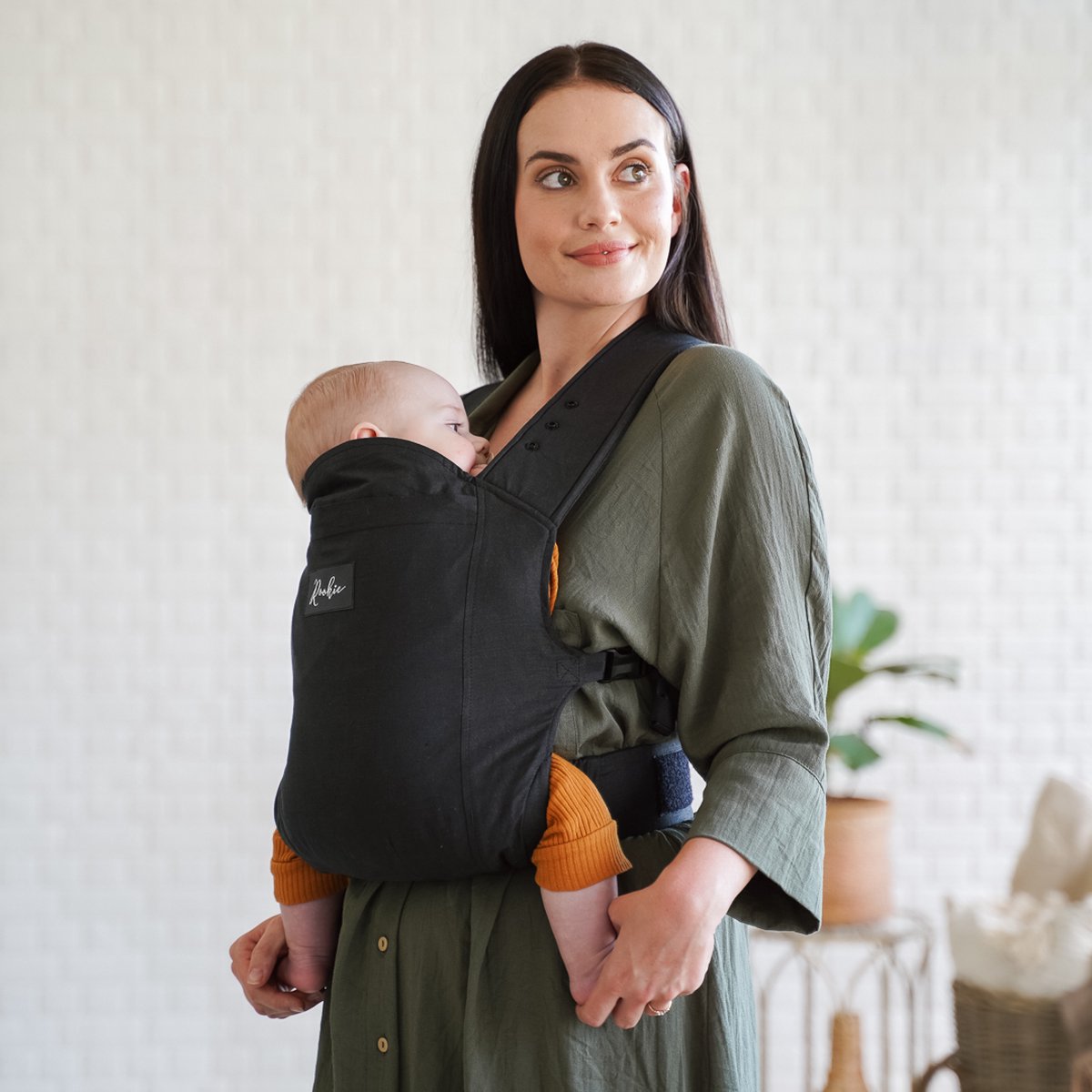 ROOKIE Baby Premium draagzak- Design buikdrager - Comfortabel en ...
