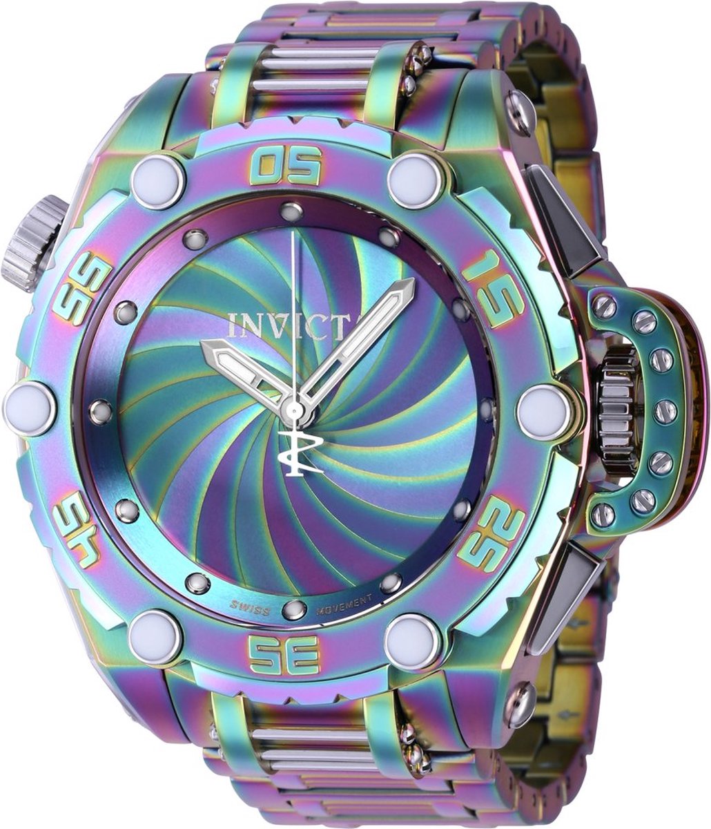 Invicta Flying Fox - Réserve 39554 Montre à Quartz pour homme - 52 mm ...