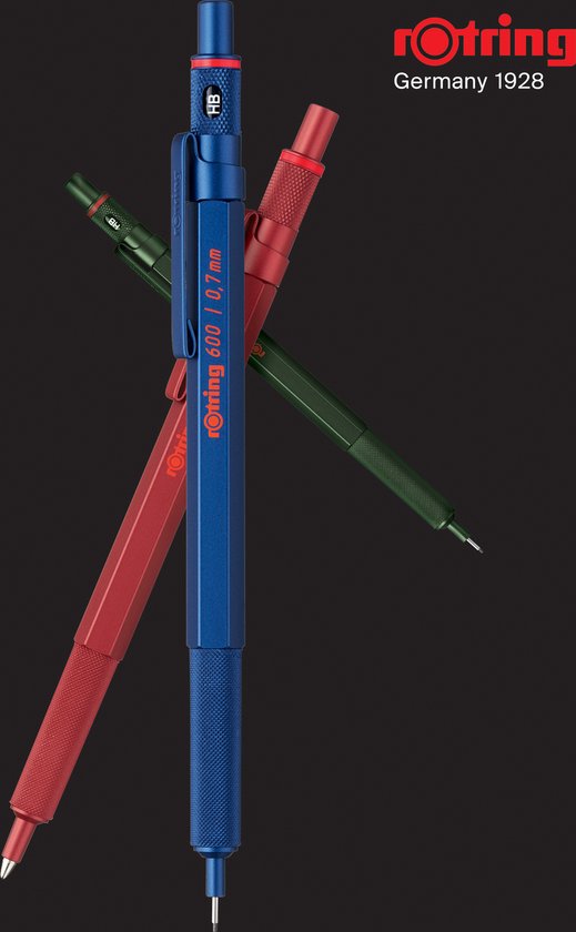 rOtring 600-vulpotlood | 0,5 mm | Rode behuizing | bol