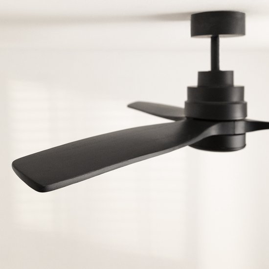 CREATE - Plafondventilator 40W silent Ø132 cm - Met Verlichting drie ...